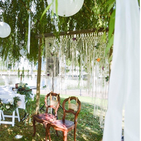 Macrame gordijn huren - Brisked Styled Weddings